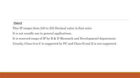 Basics Of IP Addressing PPTX