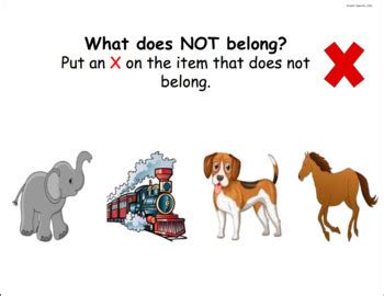Categories Sorting What Does Not Belong Find The 50 Slides