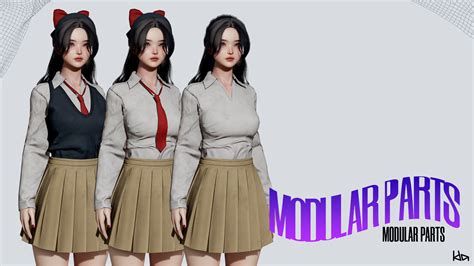 在角色创建的k Pop Series Complete Collection 虚幻引擎商城