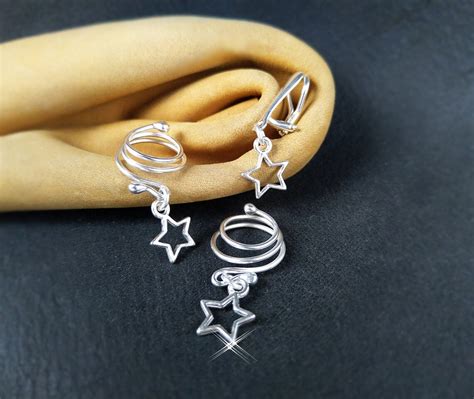 Set Sterling Silver Erotic Jewelry Spiral Nipple Rings With Etsy