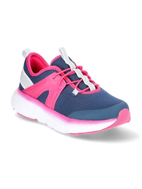 Athletic Works Girls Cage Knit Slip On Sneakers