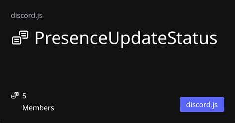 presenceupdatestatus discord js main discord js