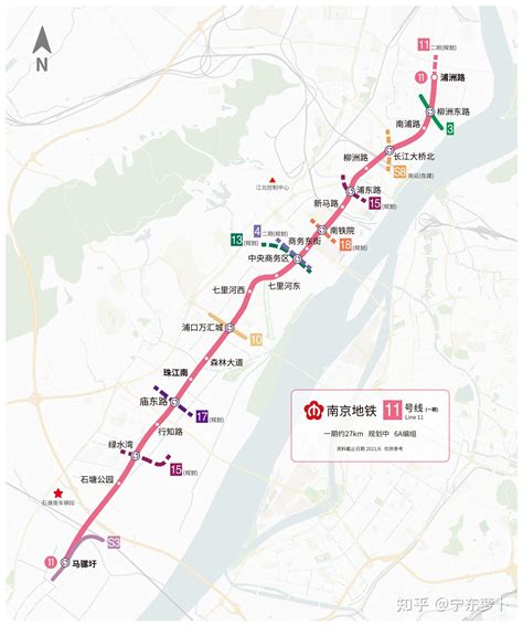南京地铁远期线网规划图2035 及各条线路建设规划情况介绍 V18 知乎