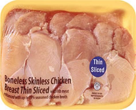 Perdue Boneless Skinless Thin Sliced Chicken Breast With Rib Meat 1