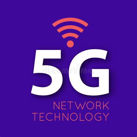 Vector 5g Icon And Symbol Illustration Of 5th Generation Wireless Internet Network Connection