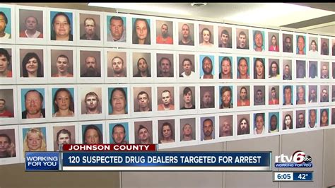 More Than 100 People Charged In Johnson County Drug Bust