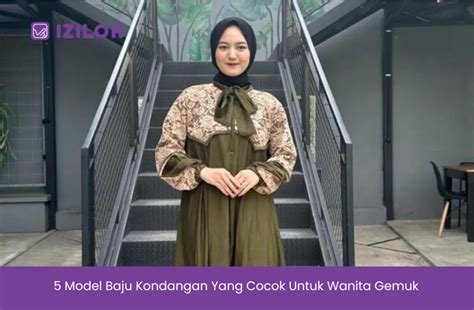 5 Model Baju Kondangan Yang Cocok Untuk Wanita Gemuk Iziloh