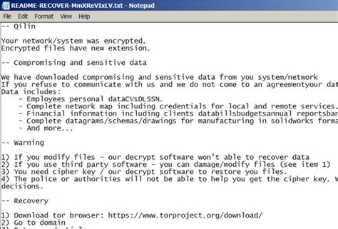 Qilin Ransomware What You Need To Know Tripwire