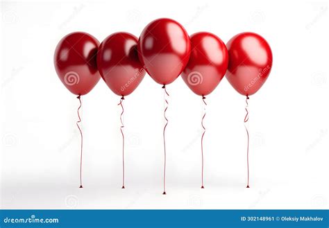 Colorful Balloon Bunch For Celebrate Birthday Holiday Stock