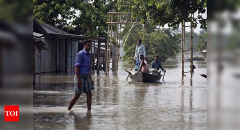 Floods In North India Flood Situation In Assam Bihar Grim