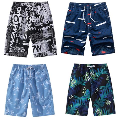 Summer High Quality Breathe Shorts Men Casual Elastic Waist Men Quick