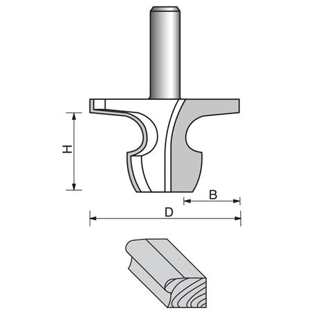 Table Edge Convex Router Bit Findbuytool