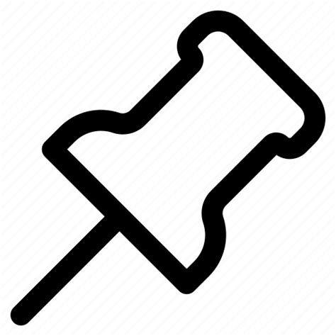 Pin Push Security Remember Attachment Icon Download On Iconfinder