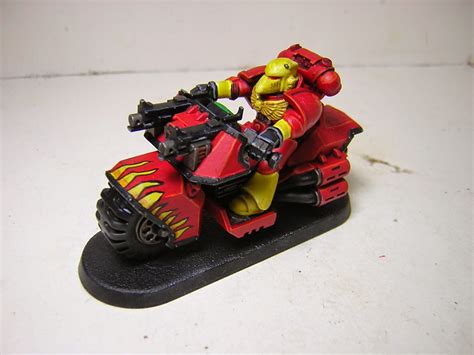 Warhammer 40k Orks And More Wip Fire Lords Mounted Command Squad Part 2