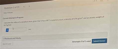 Solved Question 2 ﻿of 31view Policiescurrent Attempt In