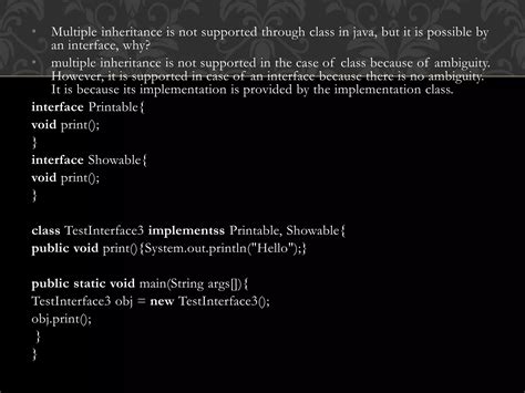 Unit Part Packages And Interfaces PPT