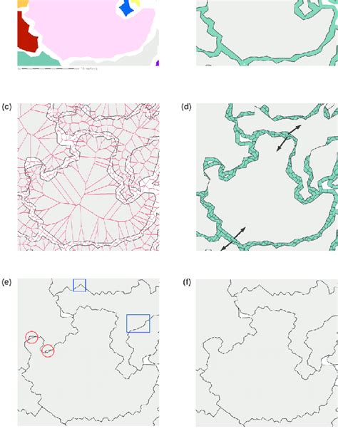 segment boundary derived from point cloud alpha shape using different