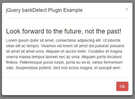 JQuery Plugin To Detect Back Button Click In Browser BackDetect