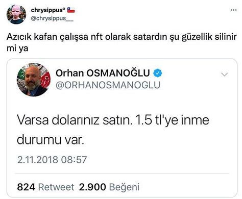 Dolar Liraya Dayanınca Orhan Osmanoğlu Doların TL ye İnme Durumu Var Tweetini Sildi