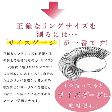 リングゲージ サイズゲージ 日本標準規格 1〜28号対応 日本サイズ 指輪 指 測定 計測 金属製 レディース メンズ センフィル