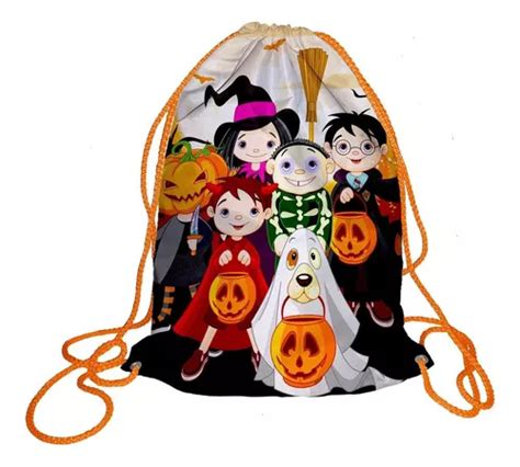 20 Morralito Dulcero Bolo Fiesta Infantil Halloween Meses Sin Interés
