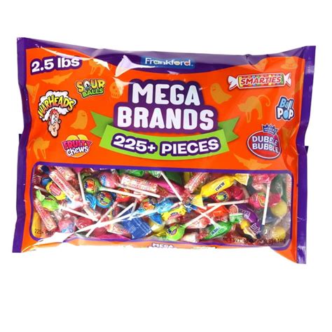 Frankford Mega Brands Halloween Mix Assorted Flavor Variety Candy 25