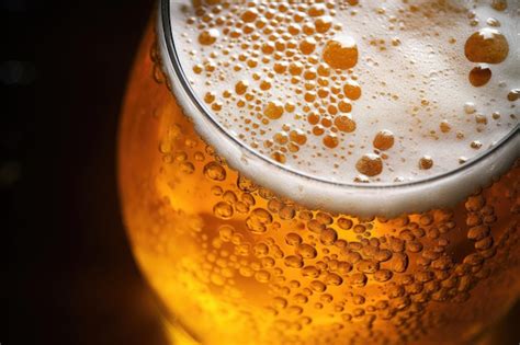 Premium Ai Image Cold Craft Beer In A Glass A Close Up Pint