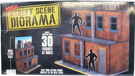 Neca Street Scene Diorama For Action Figures Displaying