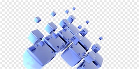 3d 컴퓨터 그래픽 입체 공간 3d 기술 블루 박스 공간 푸른 3d 컴퓨터 그래픽 Png Pngegg