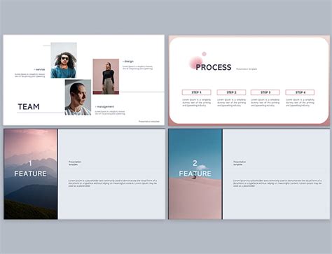 모던하고 심플한 피피티 템플릿 크몽