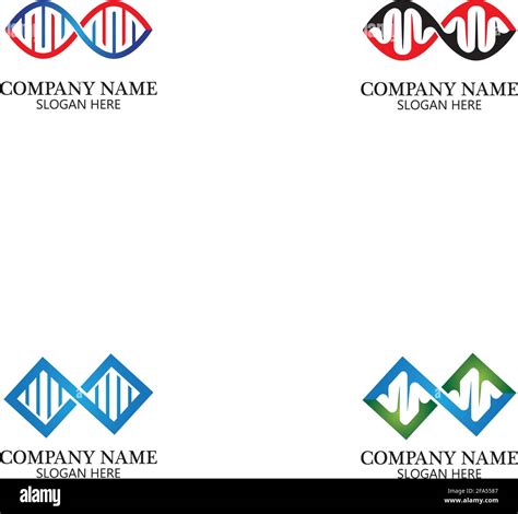 Infinity Dna Logo Icon Vector Stock Vector Image And Art Alamy