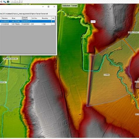 Digital Terrain Model Mdt With 05 M Cell Download Scientific Diagram