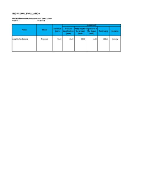 Form Penilaian Asep Hadian Saputra Ta Mis Pdf