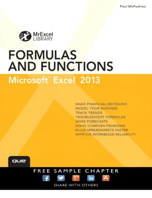Excel 2013 Formulas Fill And Sign Printable Template Online