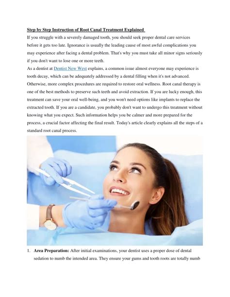 Ppt Step By Step Instruction Of Root Canal Treatment Explained