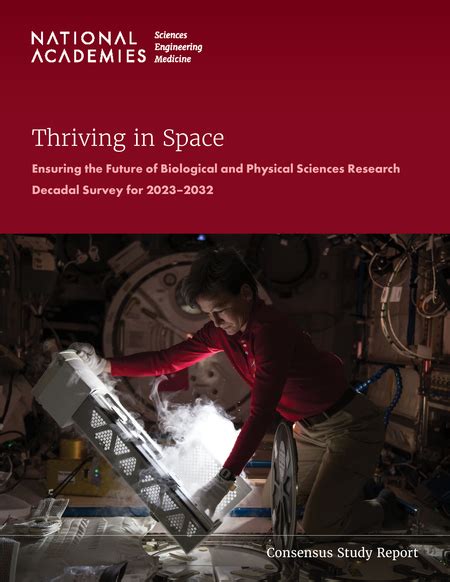 Front Matter Thriving In Space Ensuring The Future Of Biological And