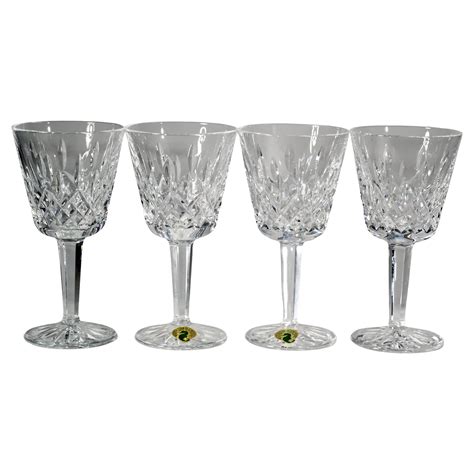 Vintage Waterford Set Of 4 Hock Wine Glasses Ashling For Sale At 1stdibs