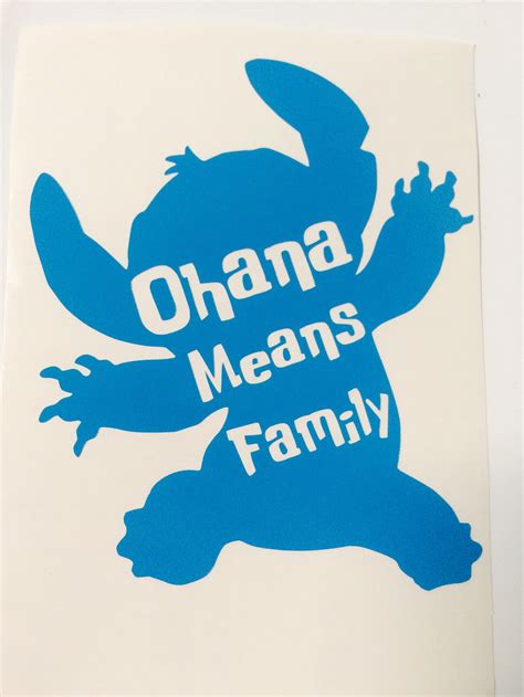 Lilo And Stitch Inspired Vinyl Sticker Decal Car Window Etsy