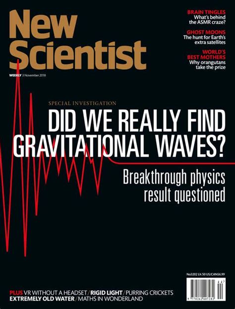 Issue 3202 Magazine Cover Date 3 November 2018 New Scientist