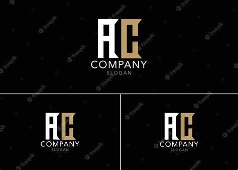 Premium Vector Modern Monogram Initial Letter Ac Logo Design Template