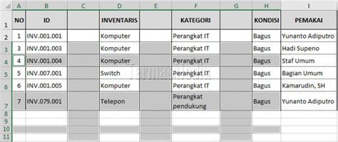 Menghapus Beberapa Baris Dan Kolom Kosong Microsoft Excel Dengan Cepat