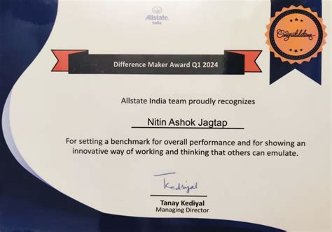 Nitin Jagtap On Linkedin Allstate 13 Comments