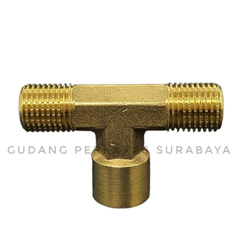 Jual T CONNECTOR M X F X M SAMBUNGAN PIPA CABANG SAMBUNGAN SELANG FITTING PIPA KONEKTOR PIPA