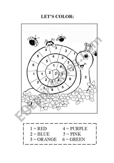 Let´s Color Esl Worksheet By Rose Alpha Vocabulary Worksheets