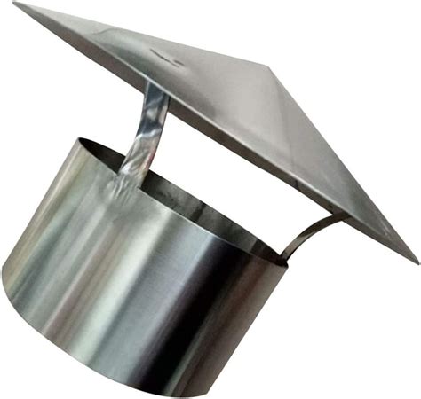 Amazon Dzdzxqg Stainless Steel Chimney Cowl Stove Pipe Rain Cover Protector Cap Pot Roof