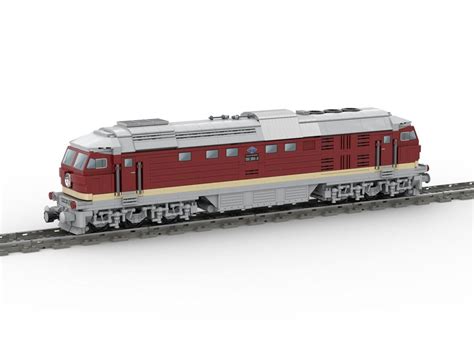 Lego Moc Diesel Locomotive Br132 Version 2 By Langemat Rebrickable