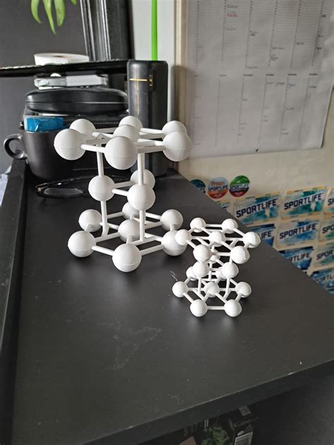Stl File Zinc Molecular Structure Scale Model 🌆・3d Printable Model To