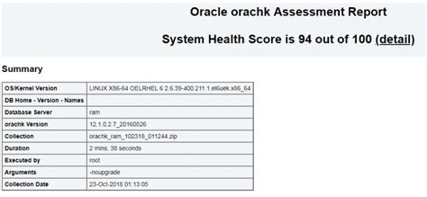 Health Checks For The Oracle Stack Using Orachk Oracledbwr