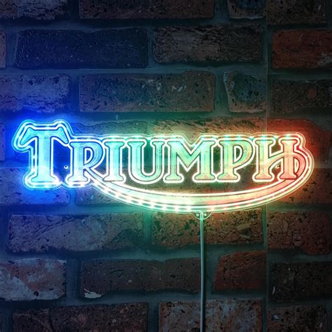 Triumph Dynamic Rgb Edge Lit Led Sign Proledsign