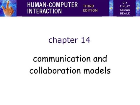 Hci 3e Ch 12 Cognitive Models Ppt